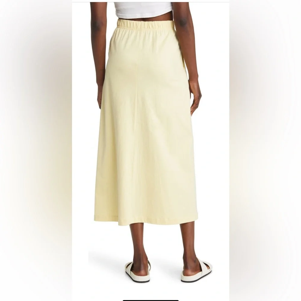 Fear of God | Skirts | Fear Of God Essentials Cotton Jersey Yellow Midi ...